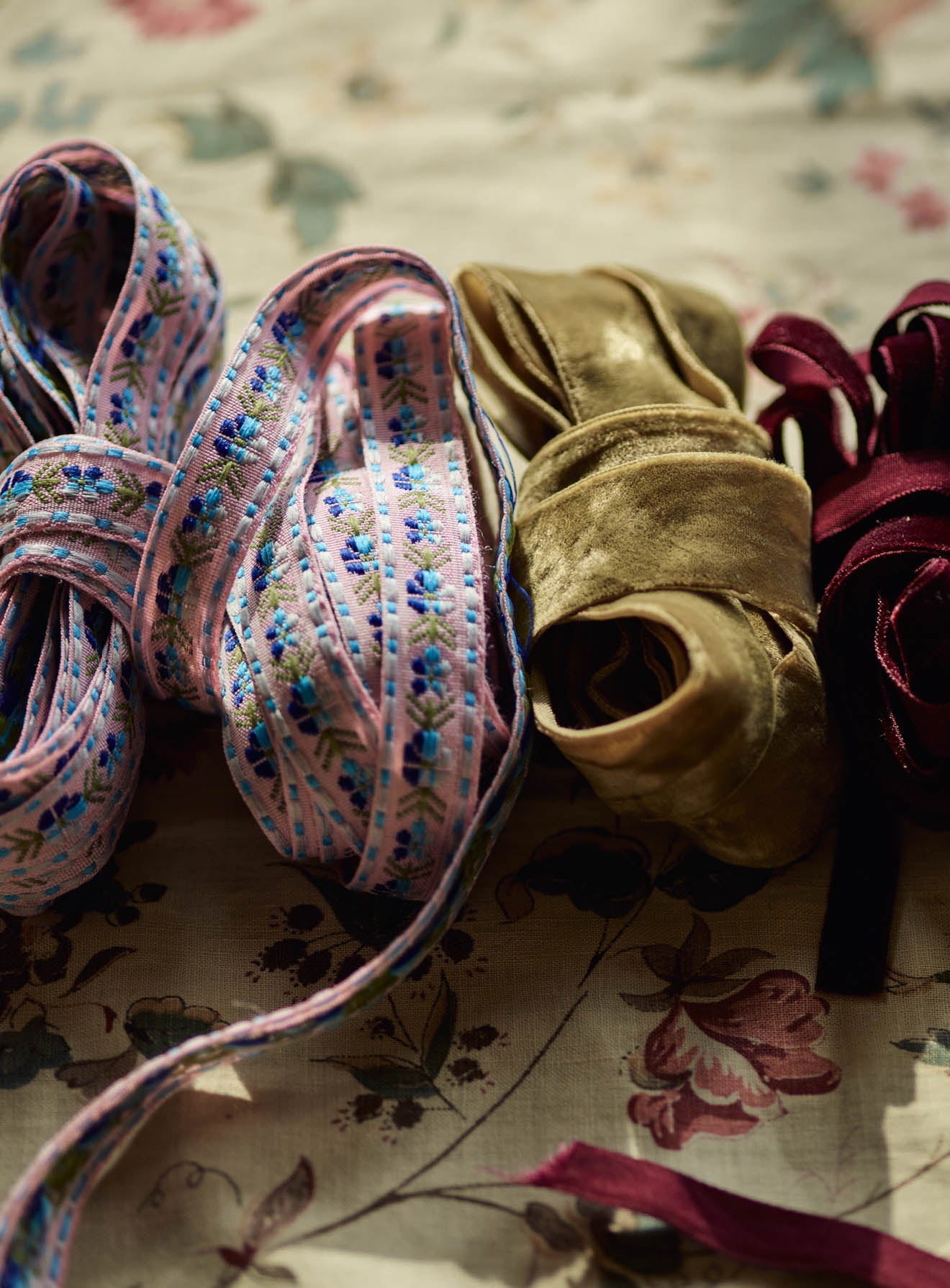 Floral Woven Ribbon – Rowen & Wren