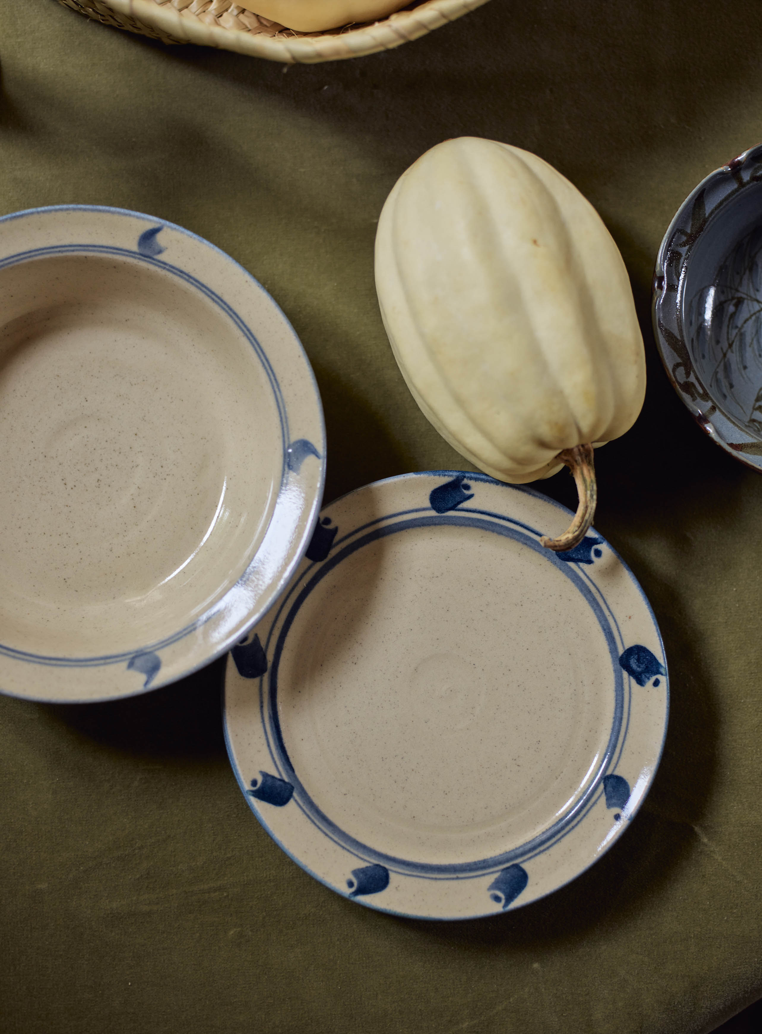 Inky Painted Side Plate | Rowen & Wren