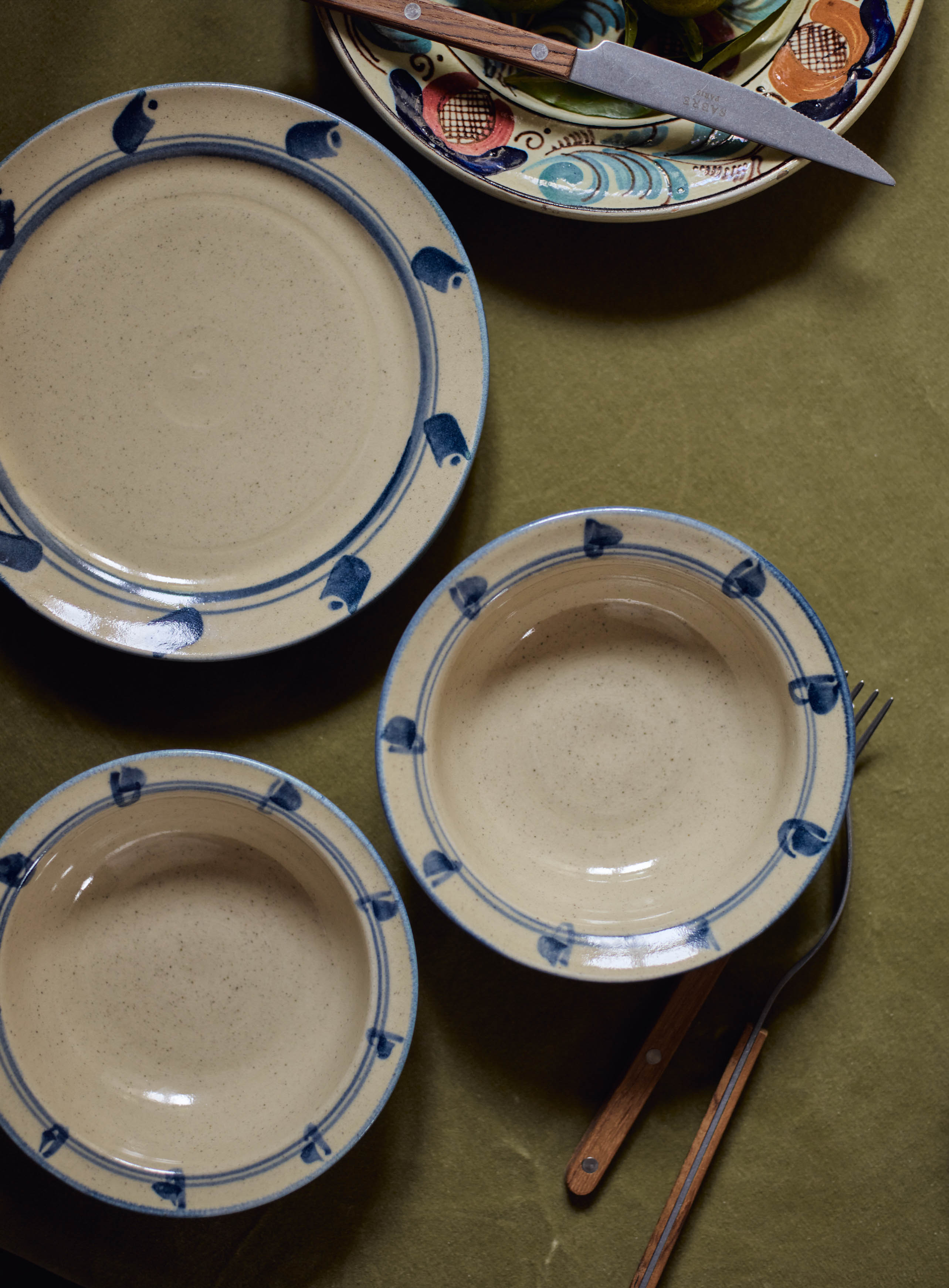 Inky Painted Cereal Bowl | Rowen & Wren