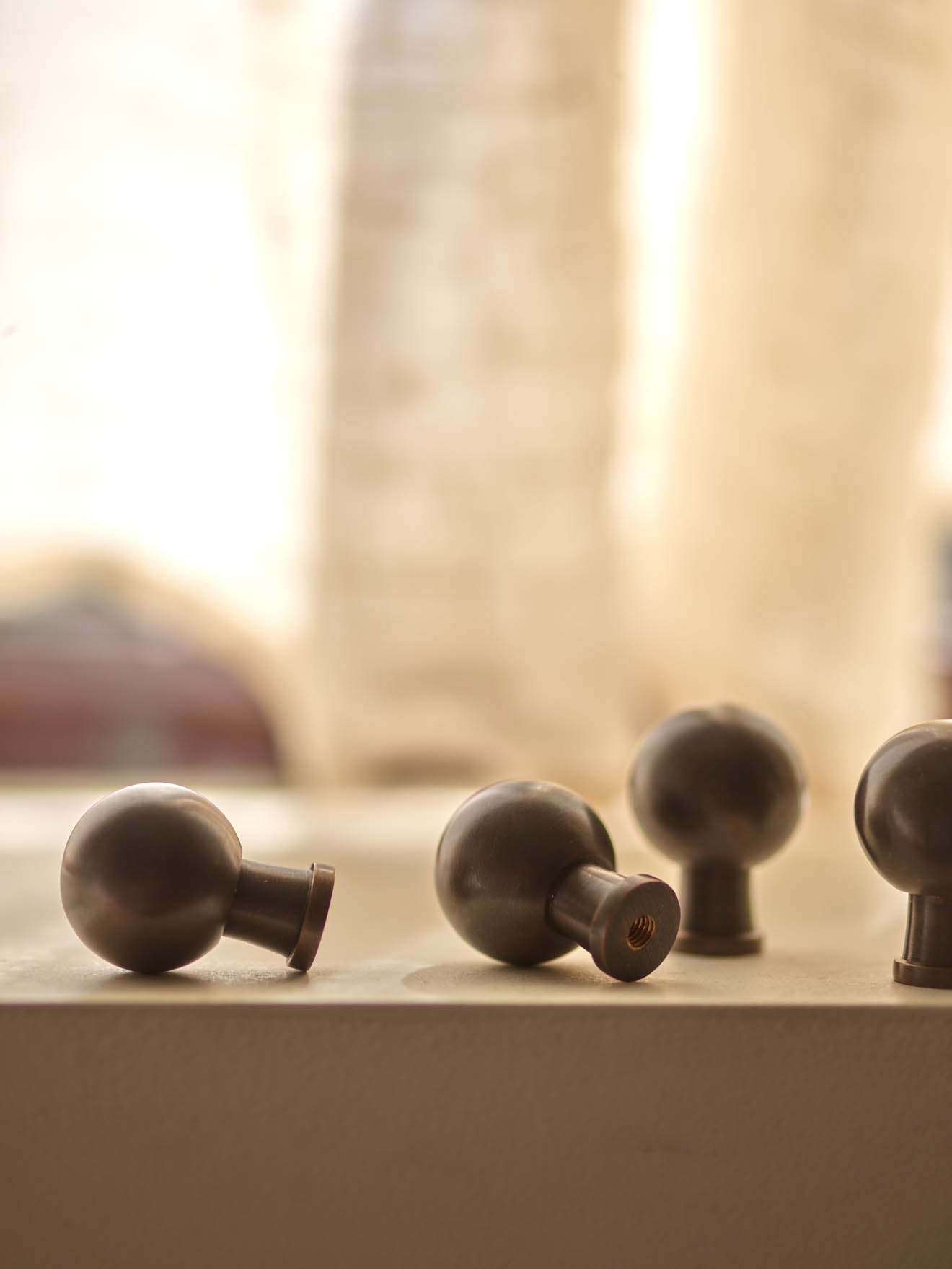 Grove Smooth Rounded Knob, Aged Bronze | Rowen & Wren
