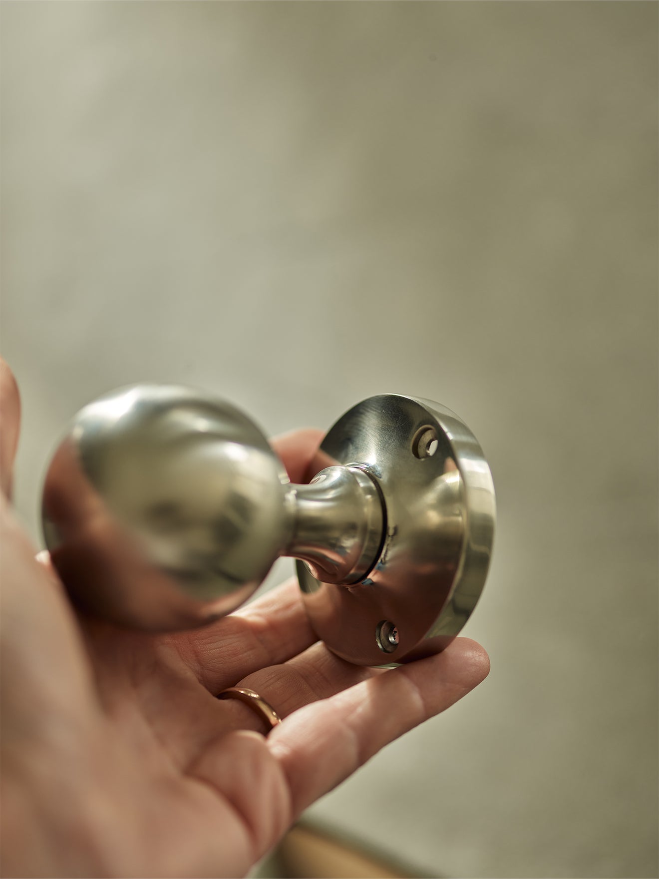 Grove Door Handles, Matt Nickel | Rowen & Wren