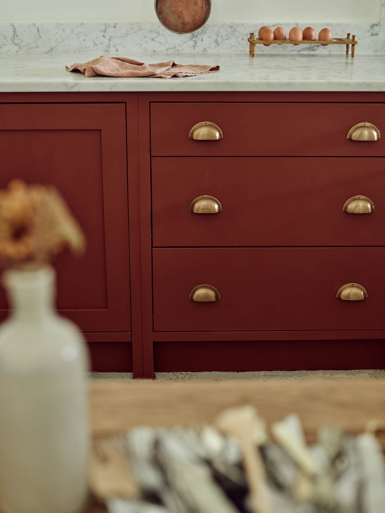 Grove, Antique Brass Cup Handle | Rowen & Wren