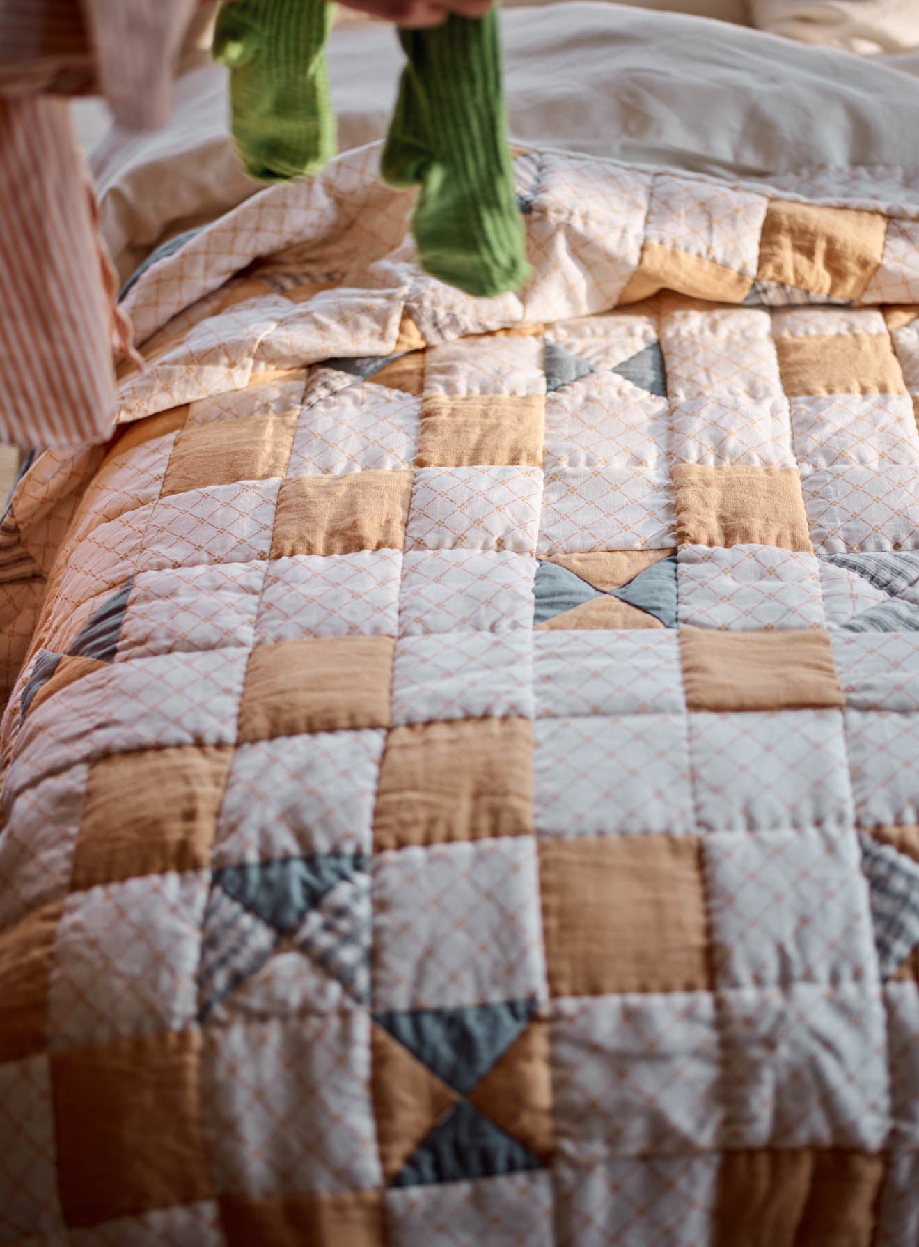 Noah Linen Patchwork Quilt – Rowen & Wren