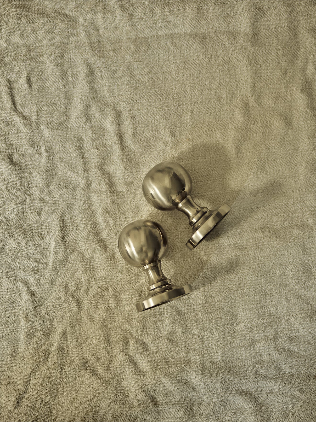 Grove Door Handles, Matt Nickel | Rowen & Wren