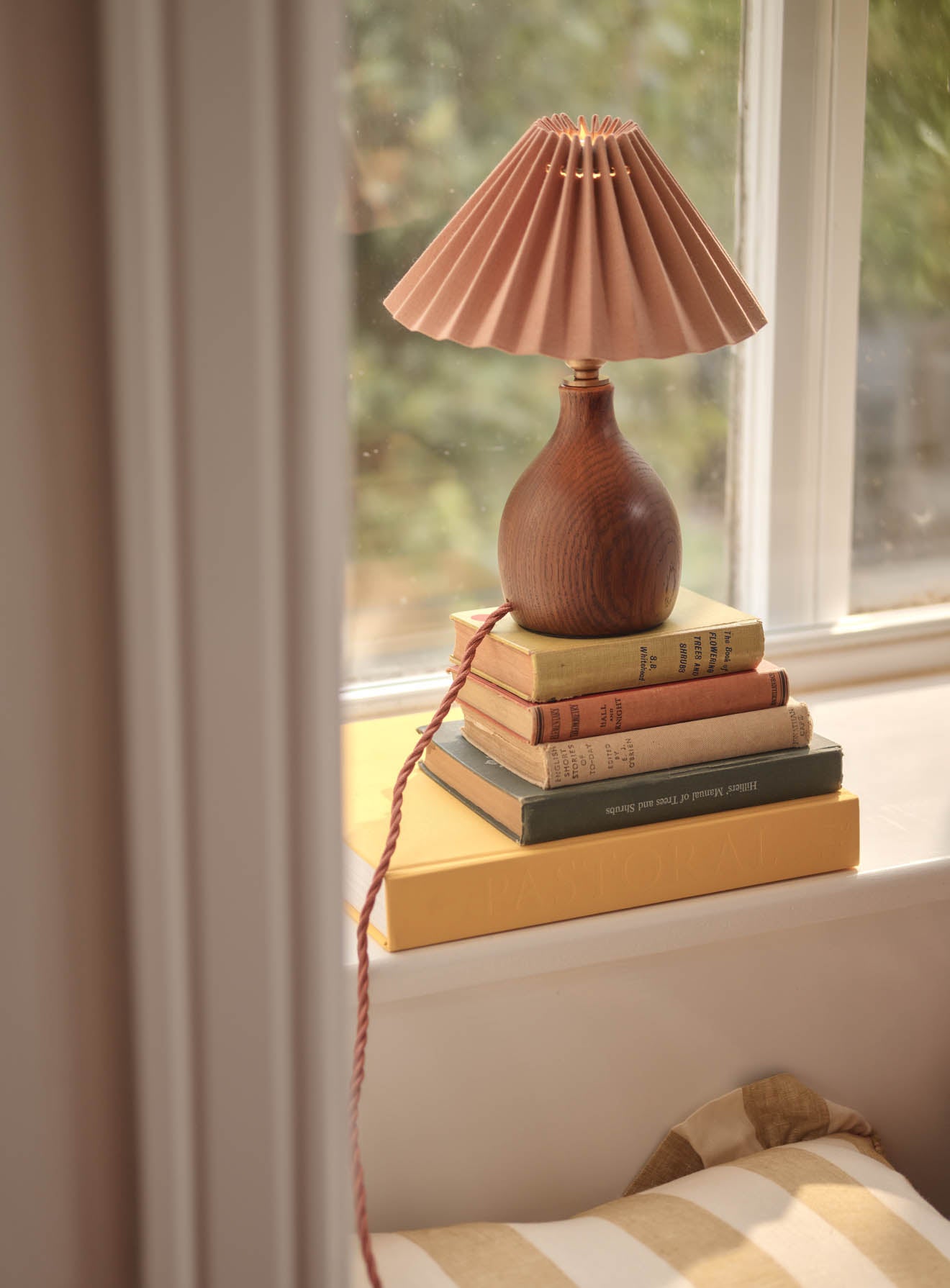 Ethel - Small Oak Table Lamp Base | Rowen & Wren