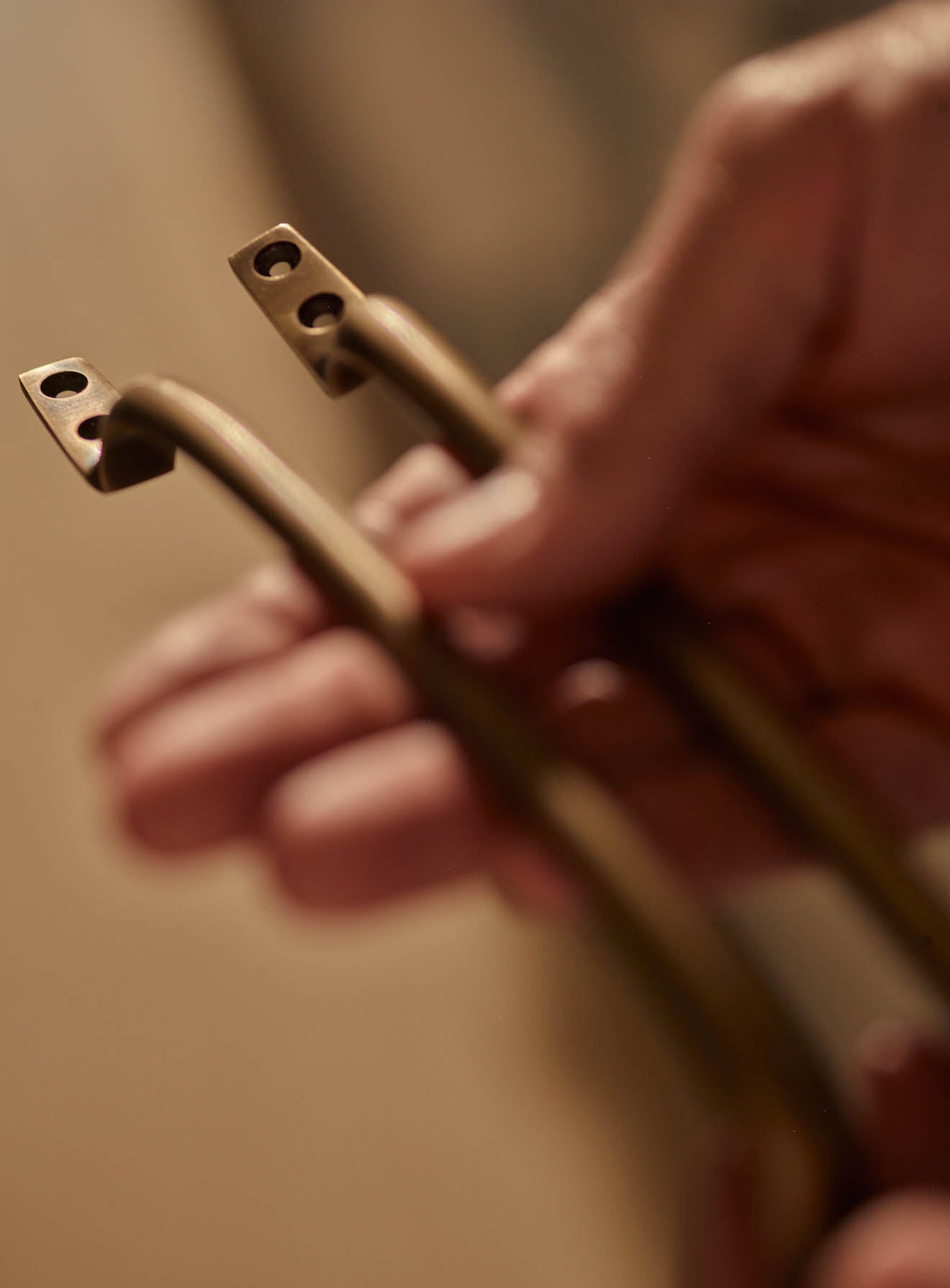 Grove Pull Handle, Long | Brass Pull Handle | Rowen & Wren