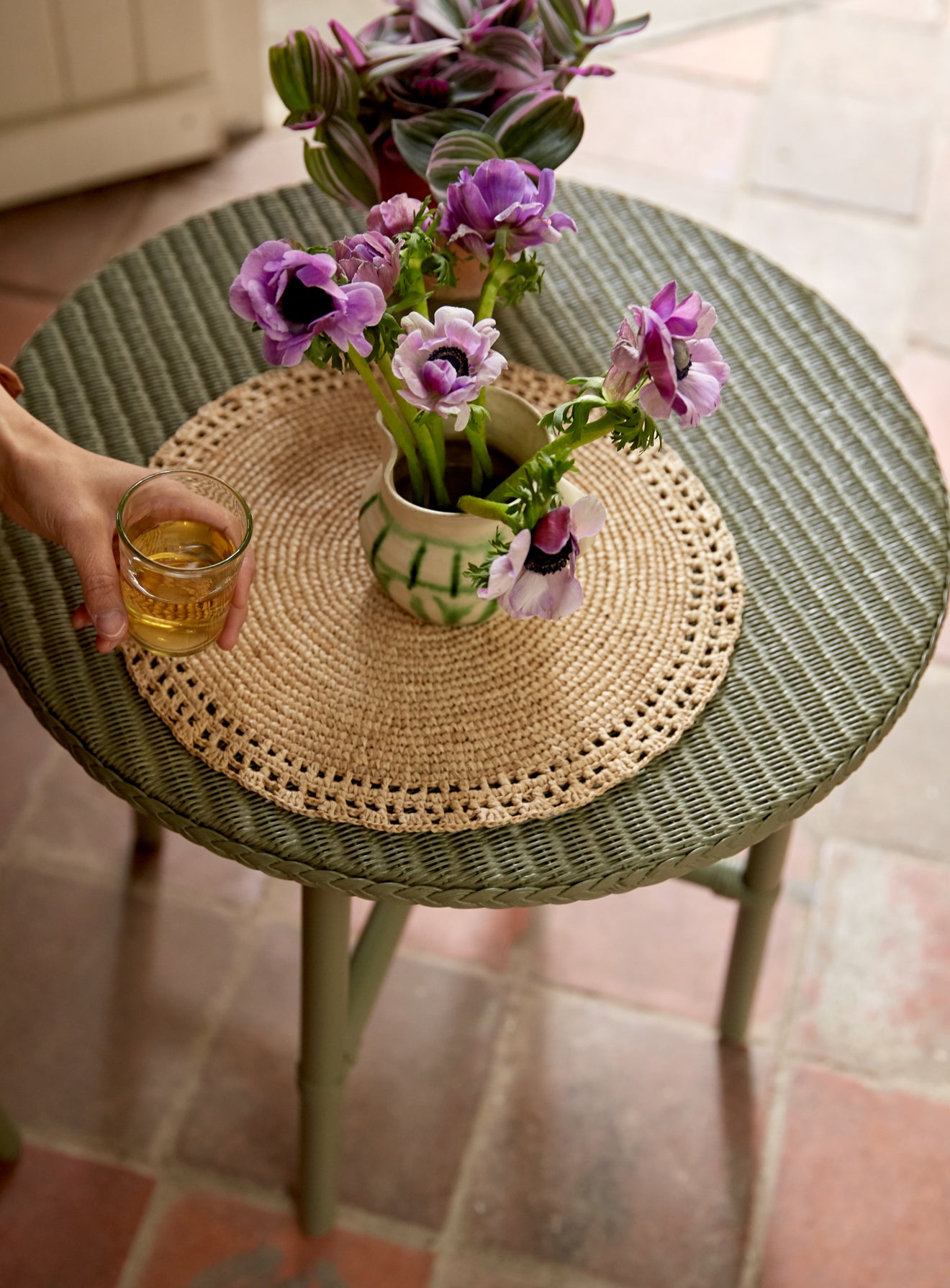 Ledbury Lloyd Loom Side Table | Rowen & Wren