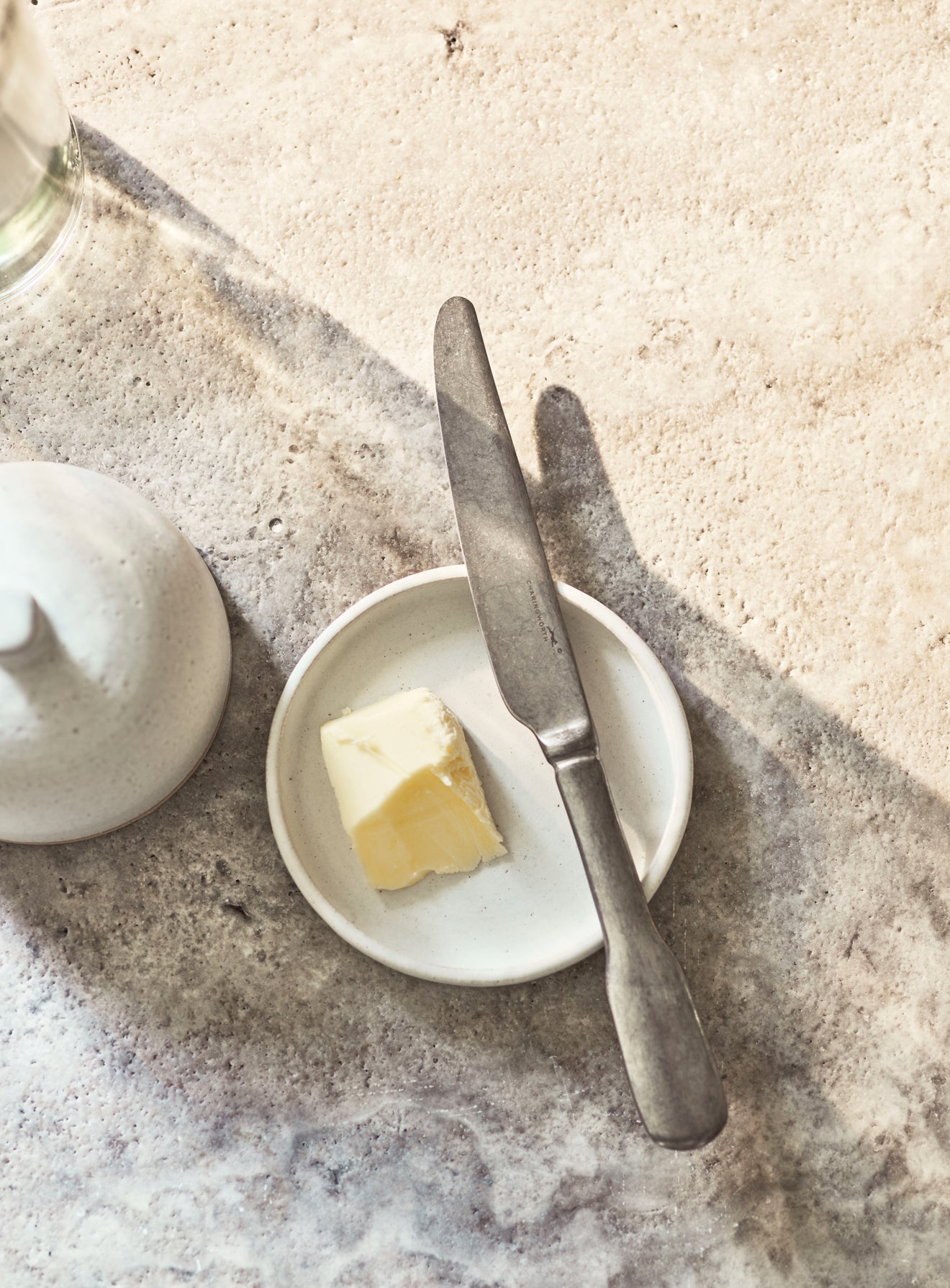 Handmade Stoneware Butter Dish | Rowen & Wren